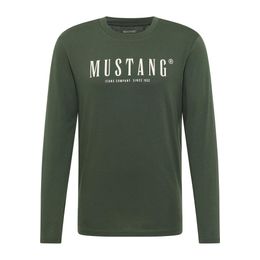 Mustang Shirt ' Asheville ' Herren Gr&ouml;&szlig;e L dunkelgr&uuml;n / wei&szlig;