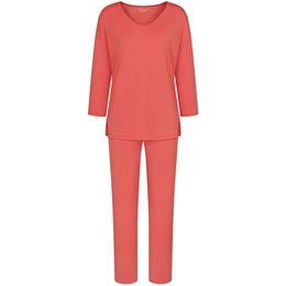 Triumph Pyjama ' Timeless Sensuality ' Damen Gr&ouml;&szlig;e M orange Winterkleid