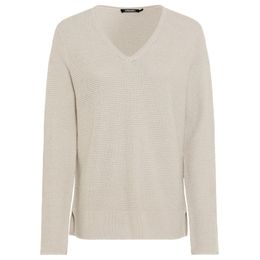 Olsen Pullover gerade Passform, kleine Seitenschlitze f&uuml;r mehr Bewegungsfreiheit Damen Gr&ouml;&szlig;e S beige