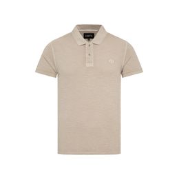 CMPD Poloshirt Kurzarm aus Pikee Slub Herren Gr&ouml;&szlig;e S beige