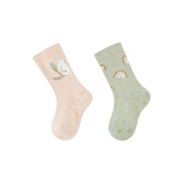 Sterntaler Socken Jungen Gr&ouml;&szlig;e 22 beige / hellgr&uuml;n
