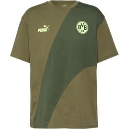 Puma T-Shirt 'Borussia Dortmund' Herren Gr&ouml;&szlig;e L gr&uuml;n / mint / dunkelgr&uuml;n