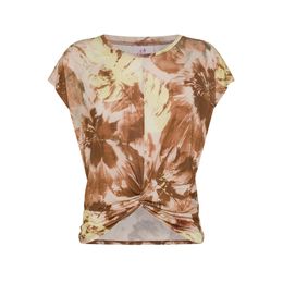 Deha T-Shirt Damen Gr&ouml;&szlig;e L beige / braun / hellgelb / pastellgr&uuml;n
