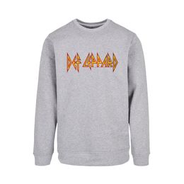 F4NT4STIC Sweatshirt 'Def Leppard' Herren Gr&ouml;&szlig;e XL gelb / grau / rubinrot