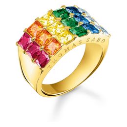 Thomas Sabo Ring Damen Gr&ouml;&szlig;e 50 gold / mischfarben