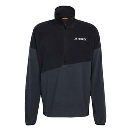 adidas terrex Sportpullover 'Multi Climawarm Fleece' Herren Gr&ouml;&szlig;e L anthrazit / dunkelgrau / schwarz / wei&szlig;