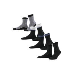 DIM Socken Damen Gr&ouml;&szlig;e 37/41 blau / schwarz / wei&szlig;