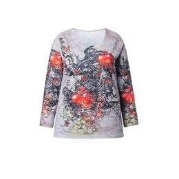 Angel of Style Shirt Damen Gr&ouml;&szlig;e 10XL gelb / grau / tanne / rot