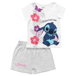 Disney Schlafanzug 'Lilo & Stitch' Jungen Gr&ouml;&szlig;e 98 navy / hellgrau / lila / wei&szlig;
