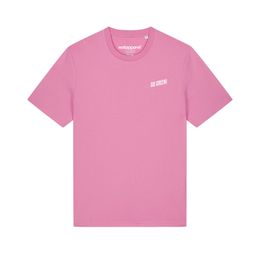 Watapparel T-Shirt ' Go Green ' Herren Gr&ouml;&szlig;e S rosa / wei&szlig;