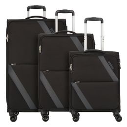 American Tourister Kofferset Herren Gr&ouml;&szlig;e One Size grau / schwarz