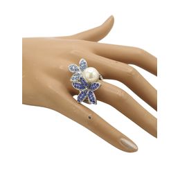 Collezione Alessandro Ring 'Bl&uuml;tenzauber' Damen Gr&ouml;&szlig;e 50/60 blau