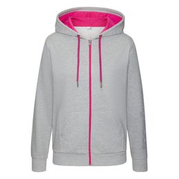 Kangaroos Sweatjacke Damen Gr&ouml;&szlig;e XL grau / pink