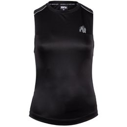 Gorilla Wear Sporttop 'Raleigh' Damen Gr&ouml;&szlig;e XL schwarz / naturwei&szlig;
