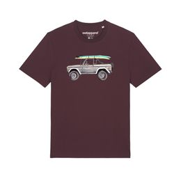 Watapparel T-Shirt ' Surf Pickup ' Herren Gr&ouml;&szlig;e M mischfarben / dunkelrot