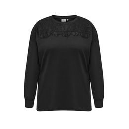 Only Carmakoma Sweatshirt 'LIZZY' Damen Gr&ouml;&szlig;e 4XL schwarz