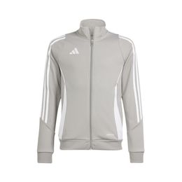 adidas Performance Sportjacke Jungen Gr&ouml;&szlig;e 164 taupe / wei&szlig;