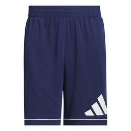 adidas Performance Sportshorts 'Basketball Badge of Sport' Herren Gr&ouml;&szlig;e XS dunkelblau / wei&szlig;