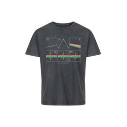 Recovered T-Shirt 'Pink Floyd Periodic Dark Side Of The Moon' Damen Gr&ouml;&szlig;e L grau