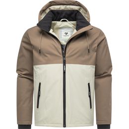 Ragwear Funktionsjacke 'Roaan' Herren Gr&ouml;&szlig;e M braun / hellbraun