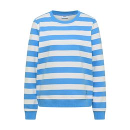Cecil Sweatshirt Damen Gr&ouml;&szlig;e S blau / wei&szlig;