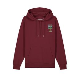 Watapparel Sweatshirt ' Adventure is everywhere ' Herren Gr&ouml;&szlig;e S mischfarben / burgunder