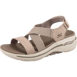 Skechers Sandale 'Go Walk' Damen Gr&ouml;&szlig;e 39 taupe