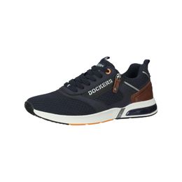 Dockers by Gerli Sneaker Herren Gr&ouml;&szlig;e 44 navy / braun / wei&szlig;
