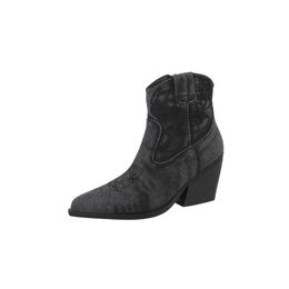Ital-Design Cowboystiefel Damen Gr&ouml;&szlig;e 41 schwarz Winterschuhe