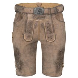 Spieth & Wensky Spieth & Wensky Lederhose FCB-Gotteszell Herren Gr&ouml;&szlig;e 52 braun