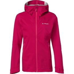 Vaude Regenjacke 'Sominy' Damen Gr&ouml;&szlig;e L pink / wei&szlig;
