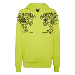 Plein Sport Sweatshirt 'Tiger' Herren Gr&ouml;&szlig;e 4XL dunkelgelb / schwarz
