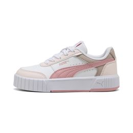 Puma Sneaker 'Carina Mia' M&auml;dchen Gr&ouml;&szlig;e 30 beige / ros&eacute; / altrosa / wei&szlig;