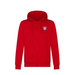 FC Bayern M&uuml;nchen Fc Bayern M&uuml;nchen Sportsweatjacke 'Essentials' Jungen Gr&ouml;&szlig;e 128 blau / senf / rot / wei&szlig;