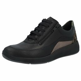 SOLIDUS Sneaker Damen Gr&ouml;&szlig;e 41.5 ecru / schwarz