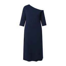 Ulla Popken Kleid Damen Gr&ouml;&szlig;e 42/44 marine Winterkleid