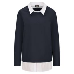 GOLDNER Sweatshirt Damen Gr&ouml;&szlig;e L marine / wei&szlig;