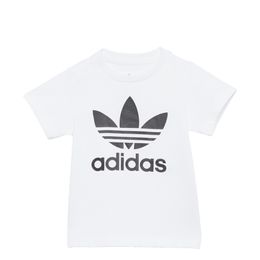 adidas originals T-Shirt 'Trefoil' Jungen Gr&ouml;&szlig;e 92 schwarz / wei&szlig;