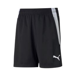 Puma Sportshorts 'TeamLiga' Jungen Gr&ouml;&szlig;e 140 schwarz / wei&szlig;