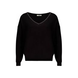 Deeluxe Pullover 'KARIJA' Damen Gr&ouml;&szlig;e M schwarz / wei&szlig;