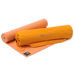 YOGISTAR.COM Yoga-set Starter Edition Herren Gr&ouml;&szlig;e 7 orange