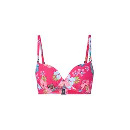 JOOP! Jeans Bikinitop Damen Gr&ouml;&szlig;e 80 hellblau / pink / fuchsia