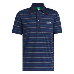 adidas originals Poloshirt Herren Gr&ouml;&szlig;e M navy / aqua / wei&szlig;