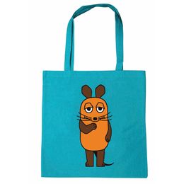 logoshirt Tasche 'Die Sendung mit der Maus - Maus' Damen Gr&ouml;&szlig;e One Size t&uuml;rkis