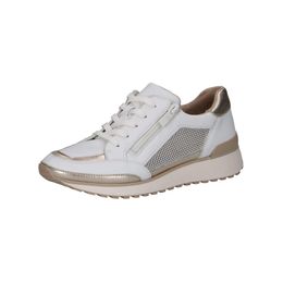 Caprice Sneaker Damen Gr&ouml;&szlig;e 38 gold / wei&szlig;