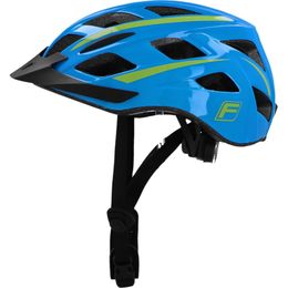 Fischer Die Fahrradmarke Fischer Fahrr&auml;der Helm Herren Gr&ouml;&szlig;e 60/61 royalblau / hellgr&uuml;n / schwarz