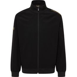 Carlo Colucci Sweatjacke 'Dobler' Herren Gr&ouml;&szlig;e L goldgelb / schwarz
