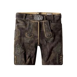 Stockerpoint Trachtenshorts 'Bertl' Herren Gr&ouml;&szlig;e 58 navy / dunkelbraun