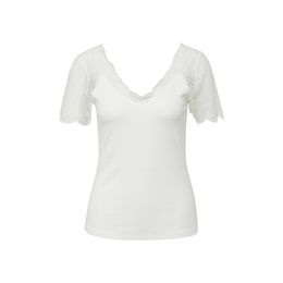 s.Oliver BLACK LABEL T-Shirt Damen Gr&ouml;&szlig;e M creme