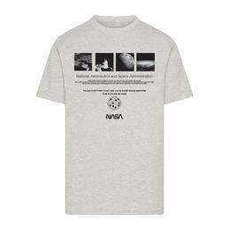 F4NT4STIC T-Shirt 'NASA Retro Photo Ad The Future Is Now' Herren Gr&ouml;&szlig;e XXL grau / schwarz